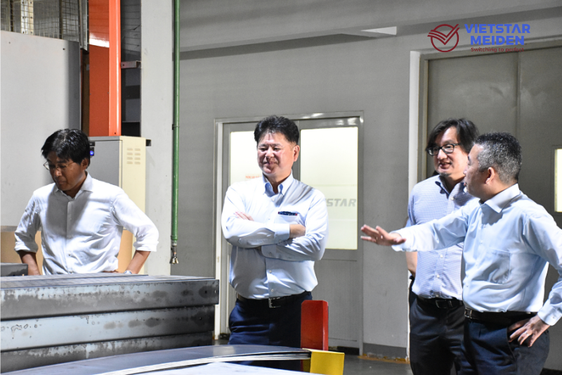 VIETSTAR MEIDEN VINH DỰ ĐÓN TIẾP TỔNG GIÁM ĐỐC TẬP ĐOÀN MEIDENSHA